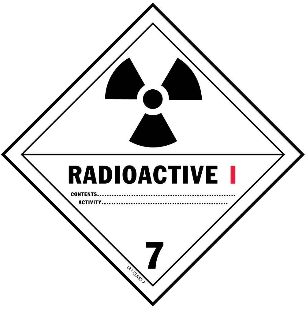 Radiology Physics – Radioactive Material Package Labels – RADIOLOGYPICS.COM